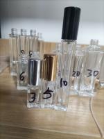 China Premium Thick-Wall Glass Perfume Bottle with Electroplated Aluminum Sprayer 3ml 5ml 8ml 10ml 15ml 20ml 30ml for sale