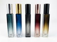 China Premium Thick-Wall Glass Perfume Bottle with Electroplated Aluminum Sprayer 3ml 5ml 8ml 10ml 15ml 20ml 30ml for sale