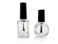 China Custom Empty Glass Nail Polish Bottles with Brush | 5ml-15ml Wholesale Cosmetic Packaging | Customizable Colors & Caps (Plastic, Aluminum, Bamboo) for sale