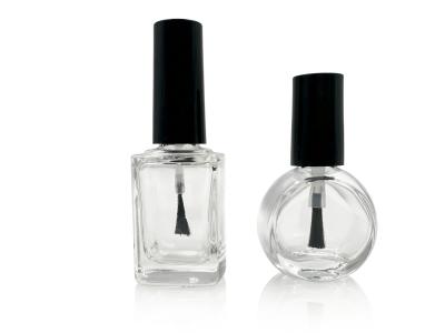 China Custom Empty Glass Nail Polish Bottles with Brush | 5ml-15ml Wholesale Cosmetic Packaging | Customizable Colors & Caps (Plastic, Aluminum, Bamboo) for sale