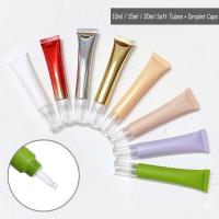 China Empty Refillable Cosmetic Squeeze Sunscreen Tube with Precision Dropper Tip & PETG Clear Cap – Available in 10ml, 15ml, 20ml,30ml,50ml etc. for sale
