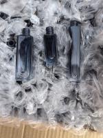 China Luxury Gradient Black Glass Perfume Bottles 5ml 10ml 20ml with Aluminum Mist Spray & 10ml Precision Dispensing Syringe Kit for sale