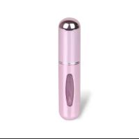 China 5ml Portable Bottom-Refill Perfume Atomizer – Leak-Proof Aluminum Travel Spray Bottle for Fragrance for sale