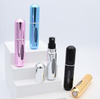 China 5ml Portable Bottom-Refill Perfume Atomizer – Leak-Proof Aluminum Travel Spray Bottle for Fragrance for sale