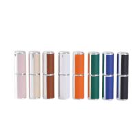 China Premium 10ml Leather Rotating Perfume Atomizer – Refillable Travel Spray Bottle for sale
