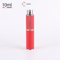 China Premium 10ml Leather Rotating Perfume Atomizer – Refillable Travel Spray Bottle for sale