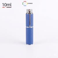 China Premium 10ml Leather Rotating Perfume Atomizer – Refillable Travel Spray Bottle for sale