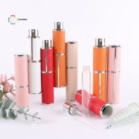 China Premium 10ml Leather Rotating Perfume Atomizer – Refillable Travel Spray Bottle for sale