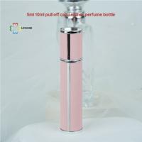 China Wholesale Premium Leather Refillable Perfume bottle| 5ml 10ml Luxury Travel Scent Spray Bottle with Pull-Off Cap for sale