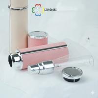 China Wholesale Premium Leather Refillable Perfume bottle| 5ml 10ml Luxury Travel Scent Spray Bottle with Pull-Off Cap for sale