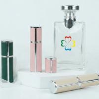 China Wholesale Premium Leather Refillable Perfume bottle| 5ml 10ml Luxury Travel Scent Spray Bottle with Pull-Off Cap for sale