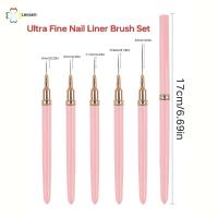 China Wholesale Premium 5-Piece Ultra-Fine Nail Art Liner Brush Set – Custom Logo & Private Label Available for sale