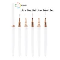China Wholesale Premium 5-Piece Ultra-Fine Nail Art Liner Brush Set – Custom Logo & Private Label Available for sale