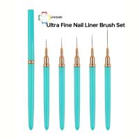 China Wholesale Premium 5-Piece Ultra-Fine Nail Art Liner Brush Set – Custom Logo & Private Label Available for sale