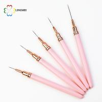 China Wholesale Premium 5-Piece Ultra-Fine Nail Art Liner Brush Set – Custom Logo & Private Label Available for sale