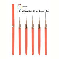 China Wholesale Premium 5-Piece Ultra-Fine Nail Art Liner Brush Set – Custom Logo & Private Label Available for sale
