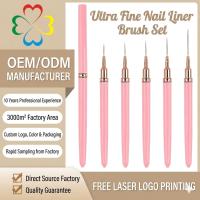China Wholesale Premium 5-Piece Ultra-Fine Nail Art Liner Brush Set – Custom Logo & Private Label Available for sale