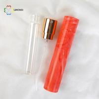 China Premium 10ml Marble Twist-Up Perfume Atomizer – Portable Refillable Travel Fragrance Spray Bottle with Glass Inner Vial for sale