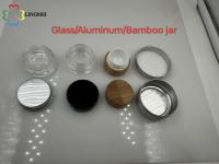 China Multi-Material Jar Series: 5g Premium Concentrate Glass jar  with plastic Caps or aluminum cap&Pressure-Sensitive Liner,  Bamboo jar,  Aluminum jar for sale