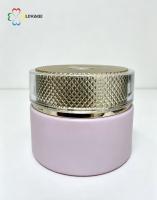 China Wholesale High-End Cosmetic Glass Cream Jars 50g inner container, 100g with Luxury Electroplated Screw Cap for sale