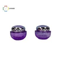 China Wholesale High-End Cosmetic Glass Cream Jars 50g inner container, 100g with Luxury Electroplated Screw Cap for sale
