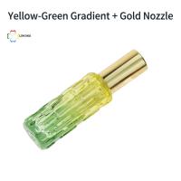 China Luxury 10ml Gourd-Textured Glass Perfume bottle with auminum mist spray – Premium Portable Travel Spray Bottle for sale