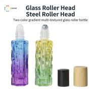 China Luxury 10ml Gourd-Textured Glass Perfume bottle with auminum mist spray – Premium Portable Travel Spray Bottle for sale
