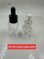 China 5ml 10ml 15ml 20ml 30ml 50ml 100ml Square and Round Glass Dropper Bottles Cosmetic Serum Essential Oil Packaging Wholesale for sale