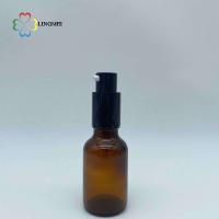 China Wholesale Amber Glass Spray Bottle 5ml, 10ml, 15ml, 20ml, 30ml, 50ml, 100ml and Cosmetic Lotion Pump Bottles with 18mm neck Bird Mouth Pump for Essential Oils and Serums for sale