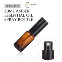 China Wholesale Amber Glass Spray Bottle 5ml, 10ml, 15ml, 20ml, 30ml, 50ml, 100ml and Cosmetic Lotion Pump Bottles with 18mm neck Bird Mouth Pump for Essential Oils and Serums for sale