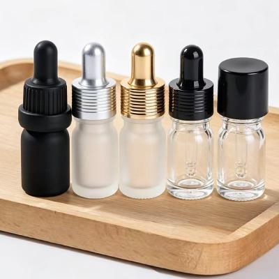 China Essential oil glass bottle and dropper for sale