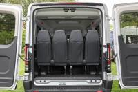China Ford Transit 4x2 Coach Tour Bus 10-18 Seater Diesel 2296mL Engine National VI Emission Standard for sale