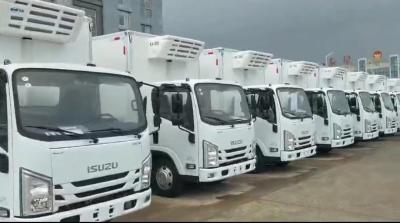China Isuzu 93KW 125HP Diesel Refrigerated Van - 5995mm Length 4×2 Freezer Truck with ABS Safety for sale