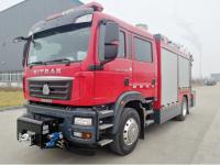 China Diesel 4x2 Emergency Fire Rescue Truck with 7,000kg Winch and 5,000kg Crane - 14,200kg Capacity for sale