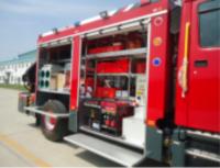 China Diesel 4x2 Emergency Fire Rescue Truck with 7,000kg Winch and 5,000kg Crane - 14,200kg Capacity for sale