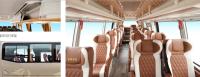 China 24-39 Passenger Diesel Coach Bus | 8995mm Length | 199kW Engine | 100km/h Speed | 6-Speed Transmission for sale