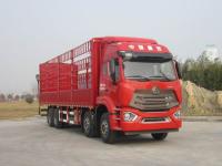 China Red 8x2 Diesel Heavy Truck 316kW 429HP with 32,000kg Total Mass and 38.0L/100km Fuel Consumption for sale