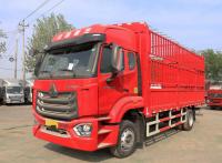 China Red 8x2 Diesel Heavy Truck 316kW 429HP with 32,000kg Total Mass and 38.0L/100km Fuel Consumption for sale