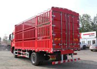 China Red 8x2 Diesel Heavy Truck 316kW 429HP with 32,000kg Total Mass and 38.0L/100km Fuel Consumption for sale