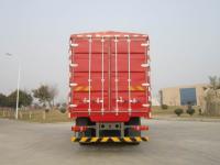 China Red 8x2 Diesel Heavy Truck 316kW 429HP with 32,000kg Total Mass and 38.0L/100km Fuel Consumption for sale