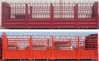 China Red 8x2 Diesel Heavy Truck 316kW 429HP with 32,000kg Total Mass and 38.0L/100km Fuel Consumption for sale