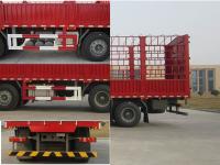 China Red 8x2 Diesel Heavy Truck 316kW 429HP with 32,000kg Total Mass and 38.0L/100km Fuel Consumption for sale