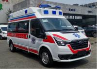 China Ford Transit Custom 9-Seat Medical Emergency Ambulance | 5820mm Length | 103kW Diesel Engine | GB17691-2018 Country VI for sale