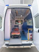 China Ford Transit Custom 9-Seat Medical Emergency Ambulance | 5820mm Length | 103kW Diesel Engine | GB17691-2018 Country VI for sale