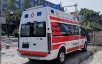 China Ford Transit Medical Ambulance 8/9 Seater Diesel 4x2 - 5820mm Length, 103kW Engine, GB17691-2018 Country VI Emission for sale