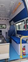 China Ford Transit Medical Ambulance 8/9 Seater Diesel 4x2 - 5820mm Length, 103kW Engine, GB17691-2018 Country VI Emission for sale