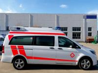 China Mercedes-Benz Medical Ambulance 2.0T Gasoline 7-Seat with 9-Speed Automatic Transmission and 2700mm Medical Cabin for sale