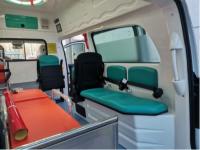 China Mercedes-Benz Medical Ambulance 2.0T Gasoline 7-Seat with 9-Speed Automatic Transmission and 2700mm Medical Cabin for sale