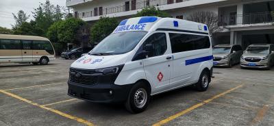 China Ford Transit Custom Ambulance 7-8 Seats Diesel 4×2 with 1998ml Engine and 3300mm Wheelbase for sale
