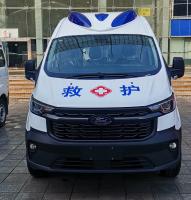 China Ford Transit Medical Ambulance 7/8 Seats 1998ml Diesel Engine 3300mm Wheelbase Emergency Vehicle for sale